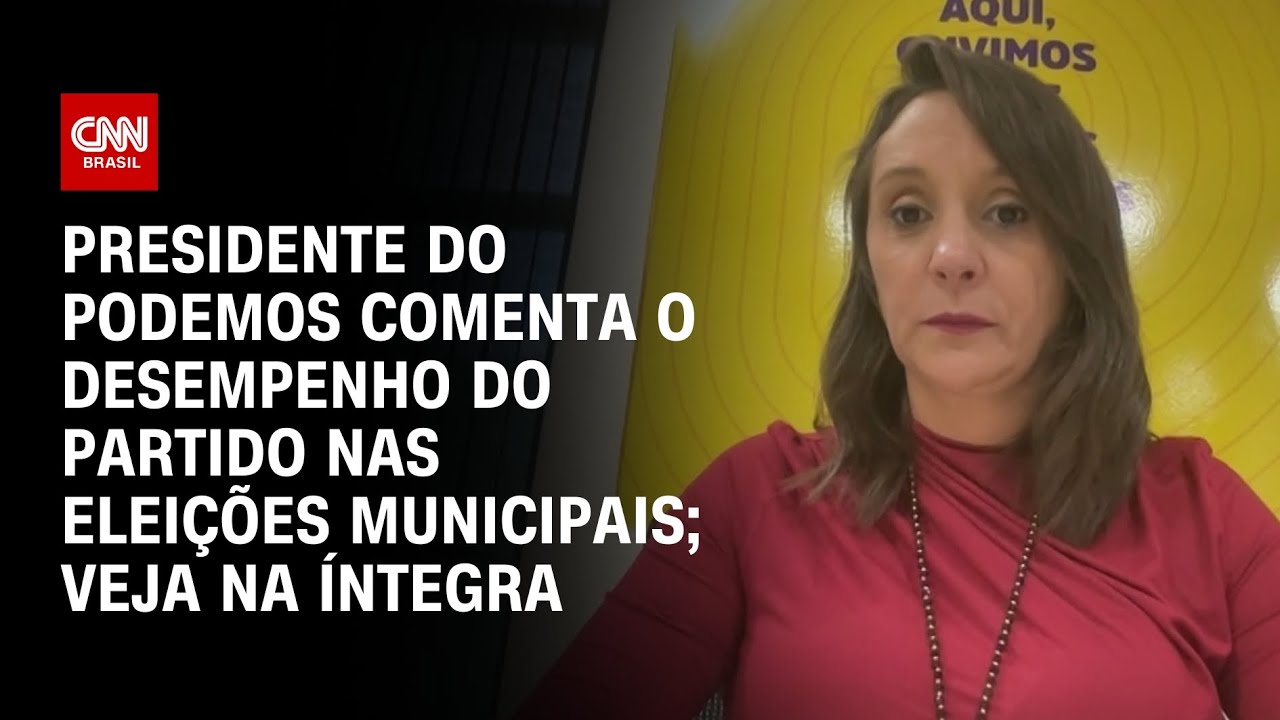 Presidente do Podemos avalia o desempenho do partido nas eleições ...