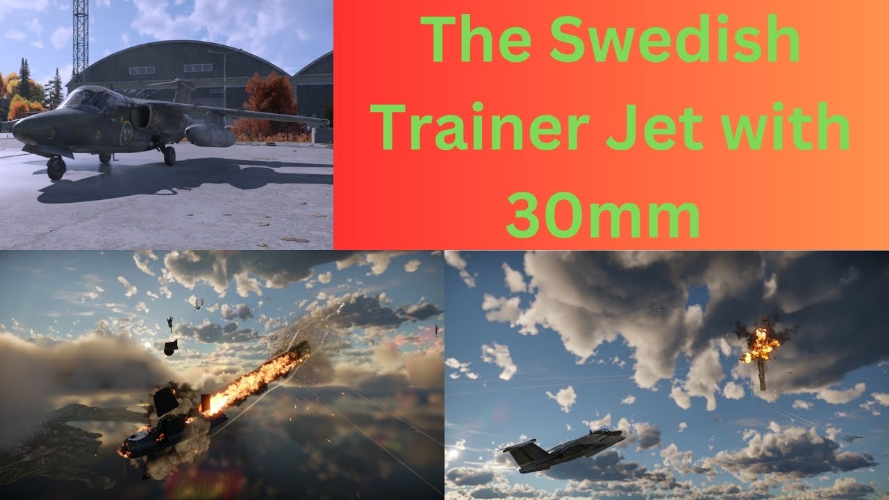 The Swedish Trainer Jet with 30mm - YouTube