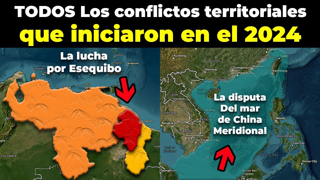 TODAS las disputas Territoriales del MUNDO que iniciaron en el 2024 ...
