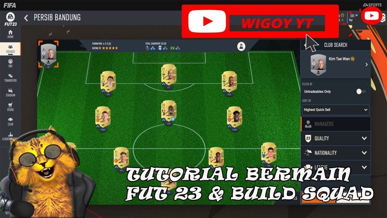 TUTORIAL BERMAIN FUT FIFA 23 DARI AWAL DAN PENJELASAN CHEMISTRY & FITUR LAINNYA #fut #fifa23 # ...