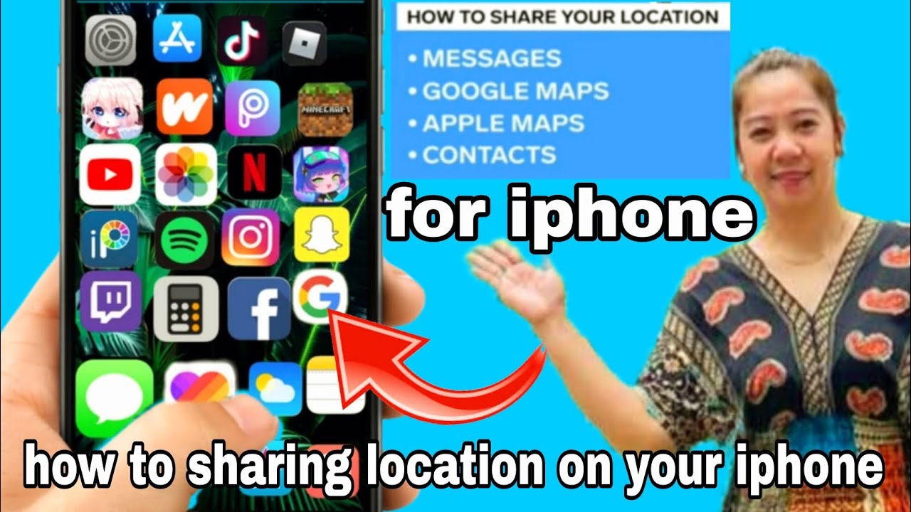 HOW TO SHARING LOCATION ON YOUR IPHONE - YouTube