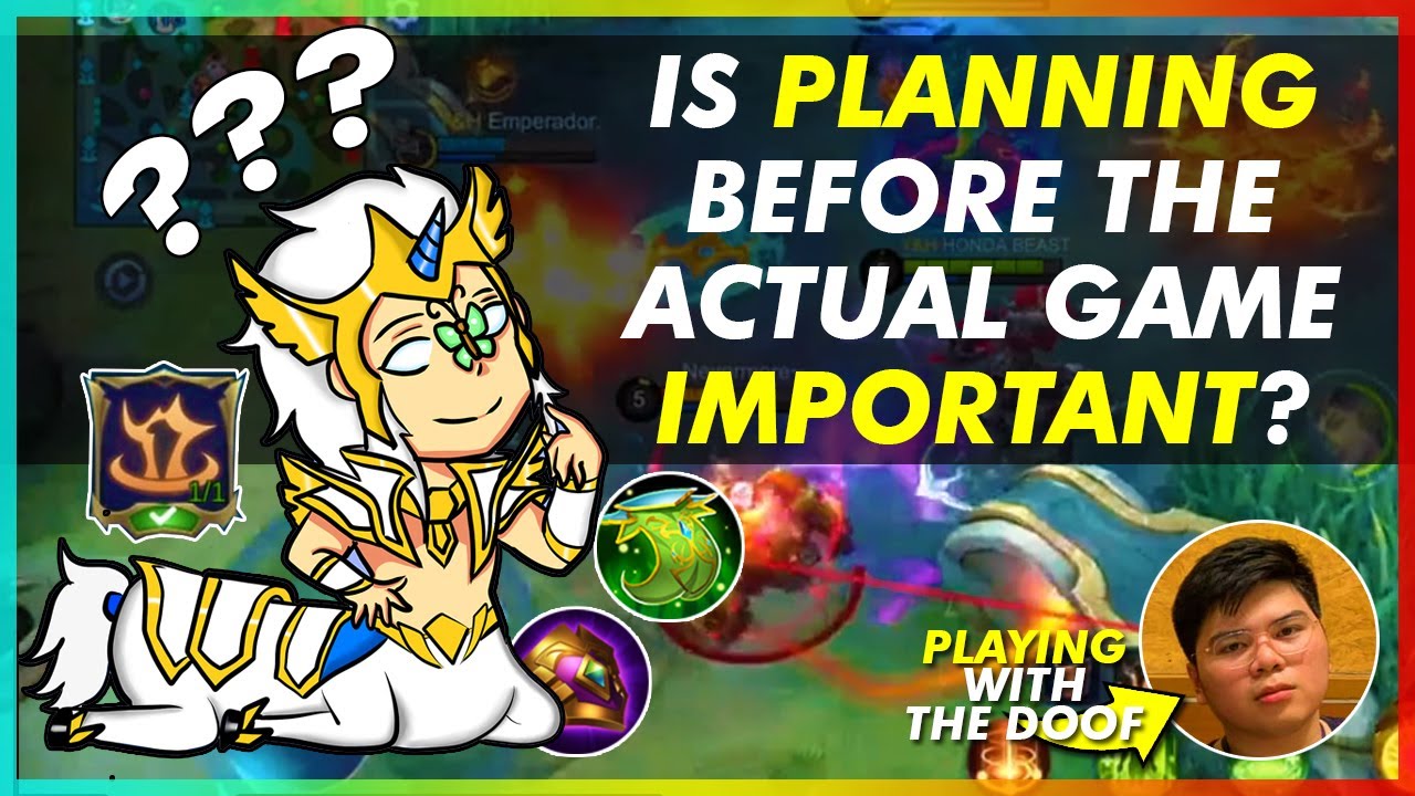 LESSON: PLANNING BEFORE ENTERING THE ACTUAL GAME. MAXIMIZE YOUR ...