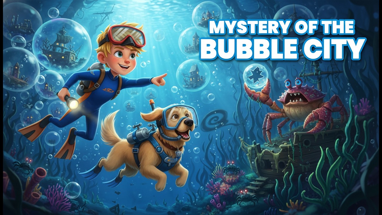 MYSTERY OF THE BUBBLE CITY - 3D Underwater Detective Adventure for Kids ...