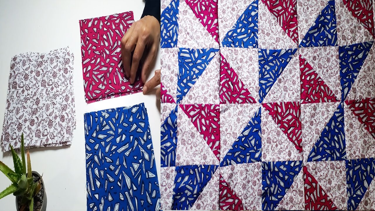 Amazing Trick of Sewing with Pieces of Fabric at Home | Patchwork for ...