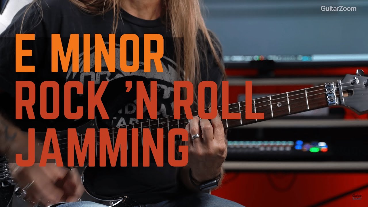 Em Rock and Roll Jamming With Backing Track - YouTube