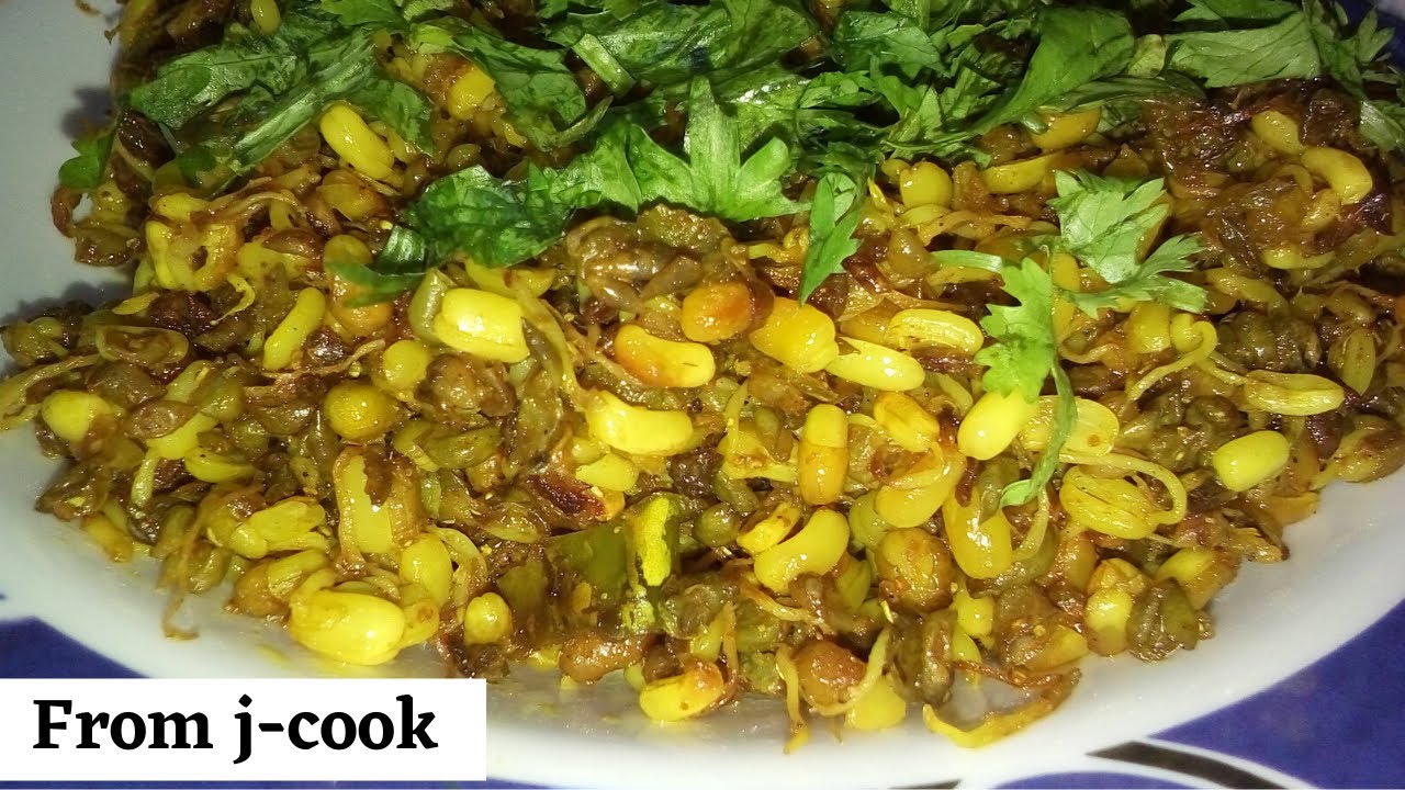How to cook sprouts | Sprouts Stir Fry Recipe | Sprouts Moong-Mooth ...