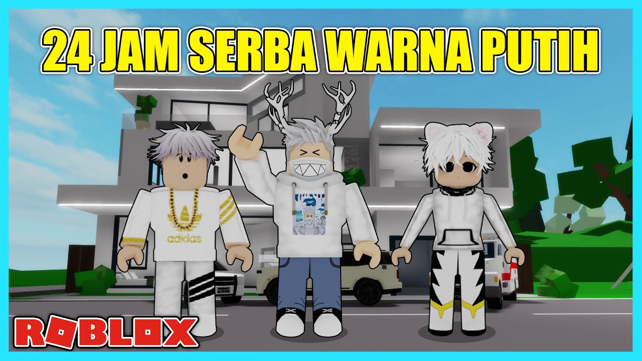 UCUP DAN HARUMI 24 JAM CHALLENGE SERBA WARNA PUTIH SEPERTI AKUDAV @AKUDAV - Roblox Indonesia ...