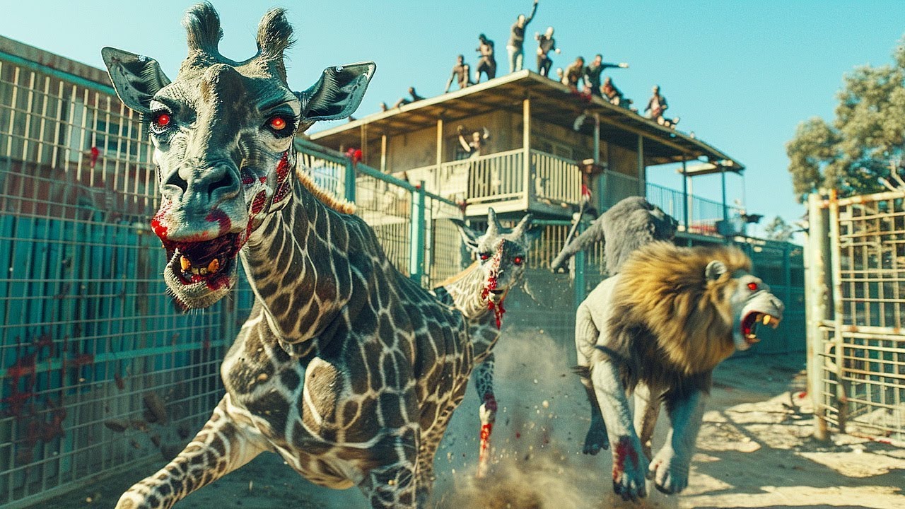ZOMBIE ZOO ANIMALS revolt with their KEEPERS and decide to FEED ON ...