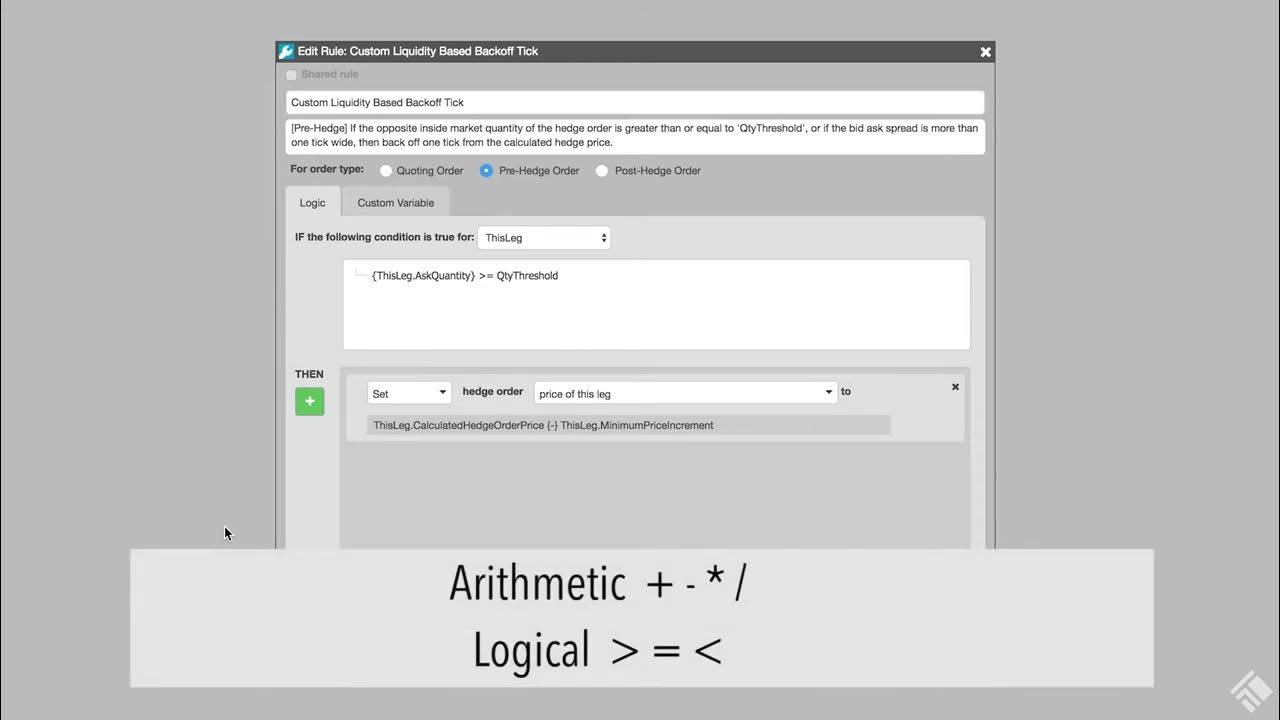 Customizing Autospreader Rules on the TT Futures Trading Platform - YouTube