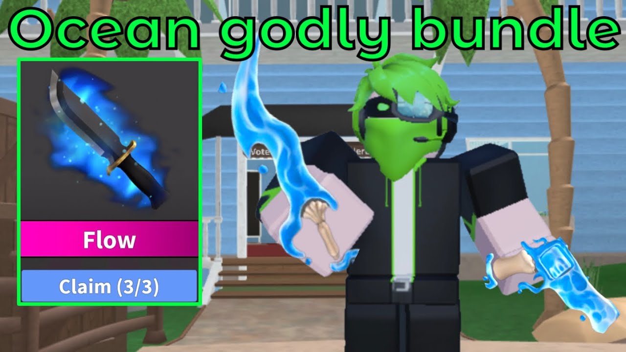 Buying the new OCEAN GODLY bundle in MM2!!! - YouTube