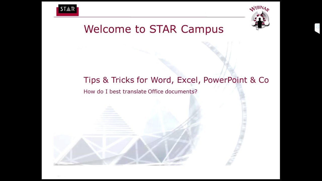 STAR Transit NXT: How do I best translate Office documents? - YouTube