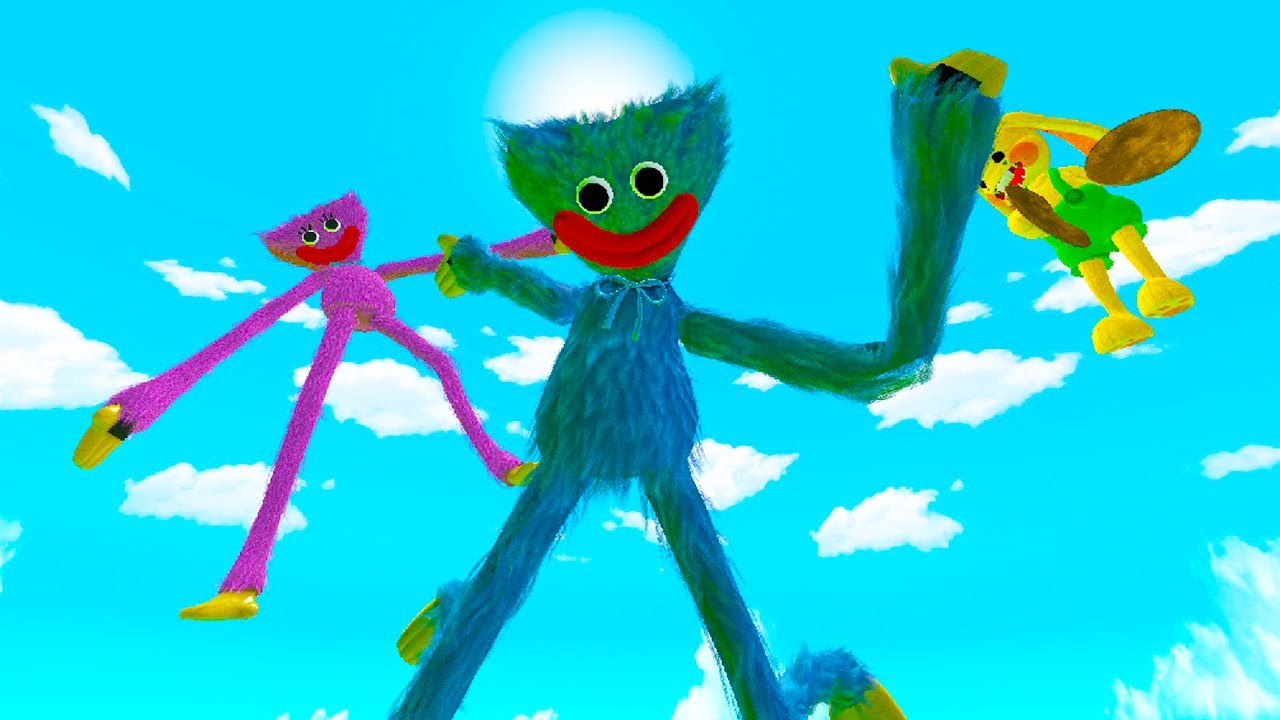 Poppy Playtime: Huggy Wuggy — Ragdoll Adventure! Jumps And Fails vol.3 ...