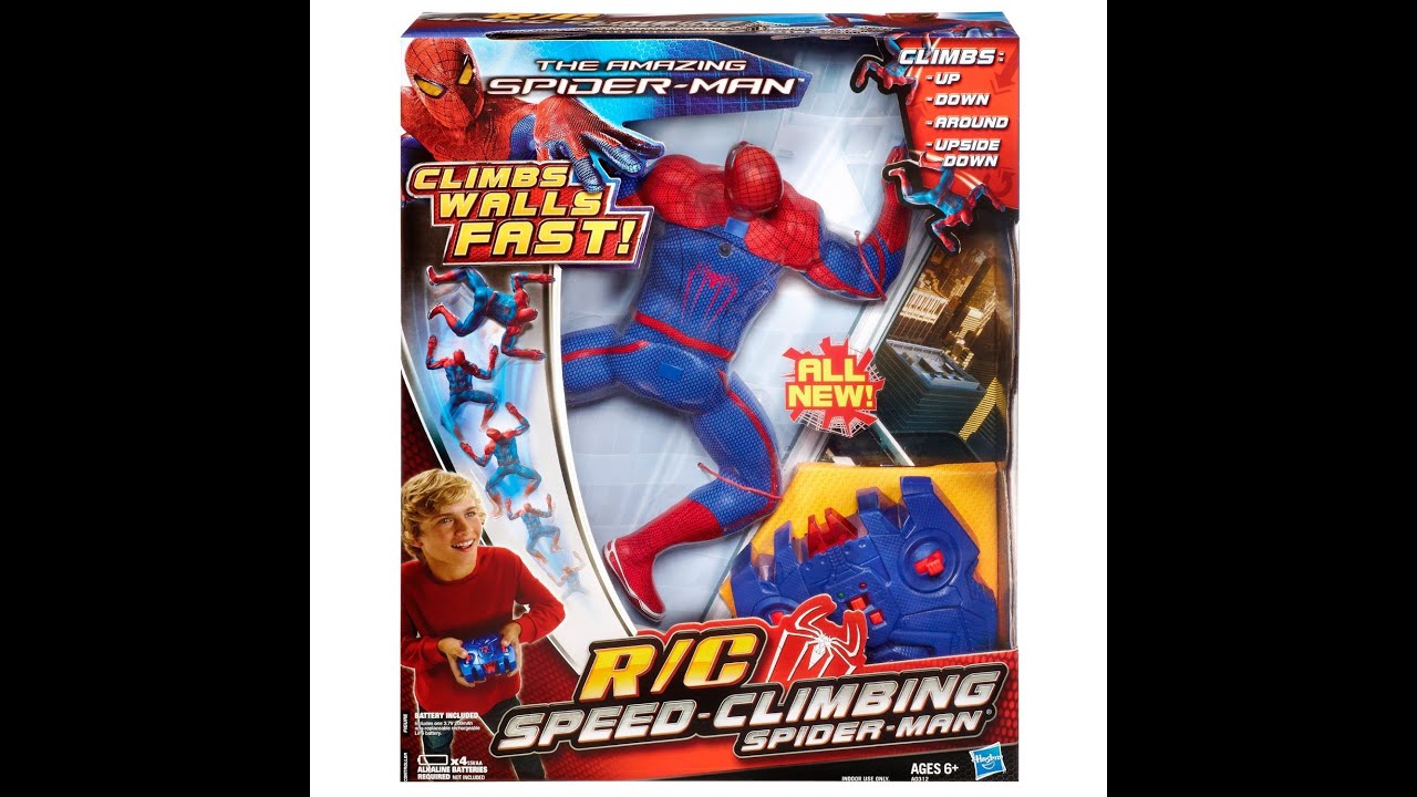 The Amazing Spider-Man R/C Speed-Climbing Figure HD Review | www ...
