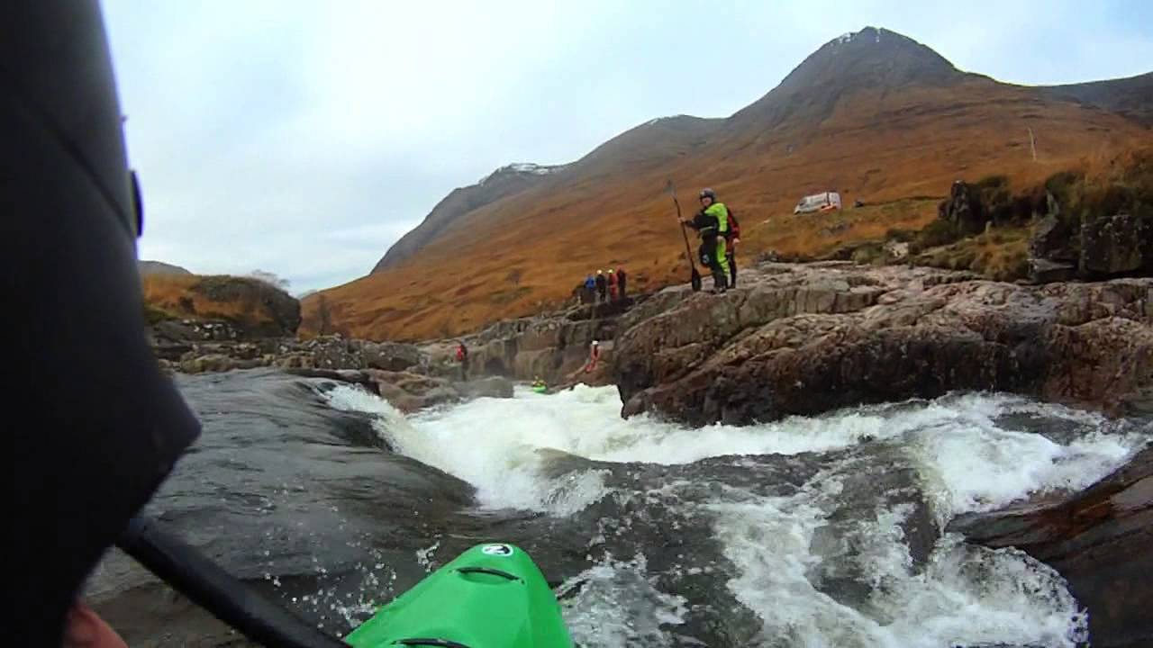 River Etive, Triple Step kayaked by Elliott Davidson - YouTube