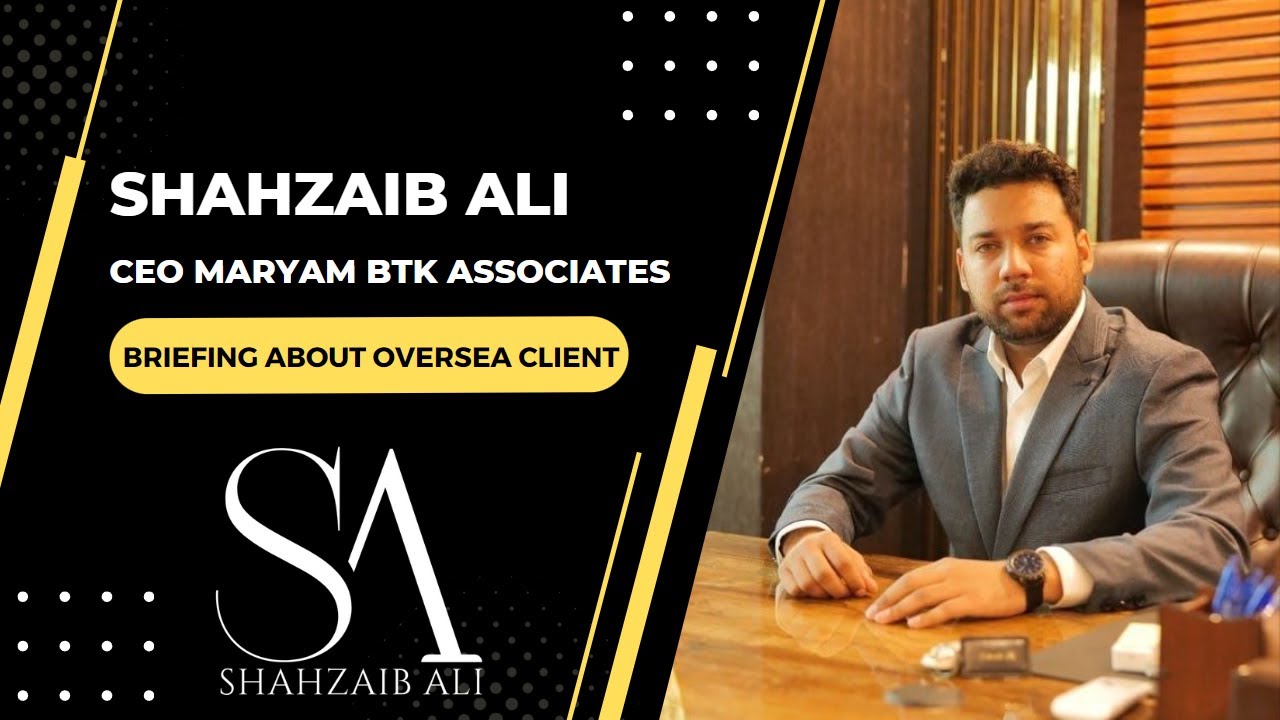 Shahzaib Ali Speaking Regarding The Client And Bahria updates - YouTube