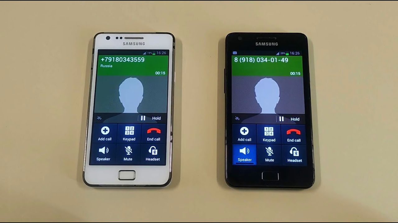 Incoming call & Outgoing call at the Same Time Samsung Galaxy S2 + S2 ...