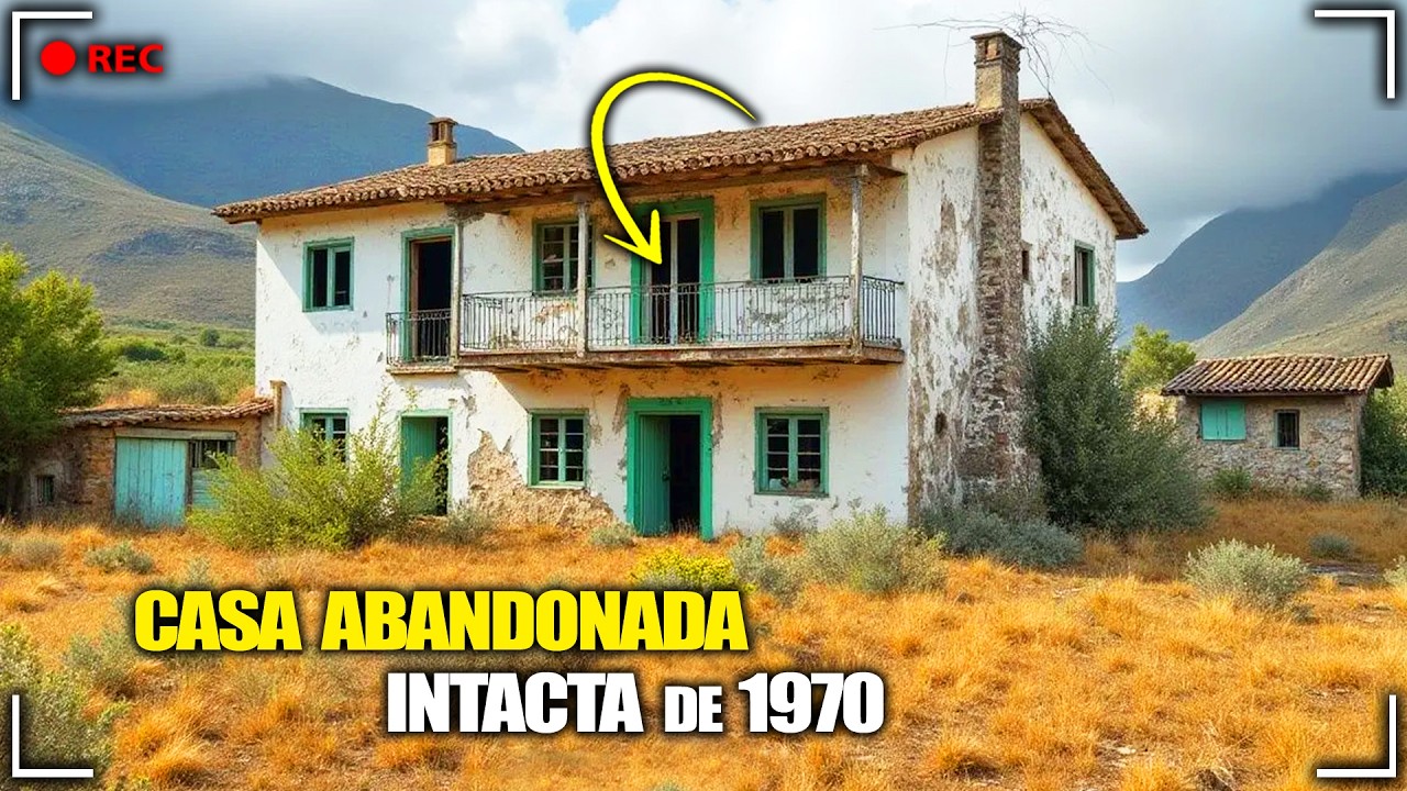 MURlÓ y su CASA ABANDONADA INTACTA se CONGELÓ en 1970 con TODO Sitios ...