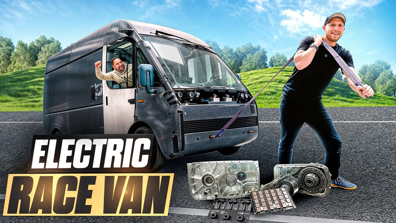 Turning my Prototype Arrival Van into an ELECTRIC RACE VAN? - YouTube