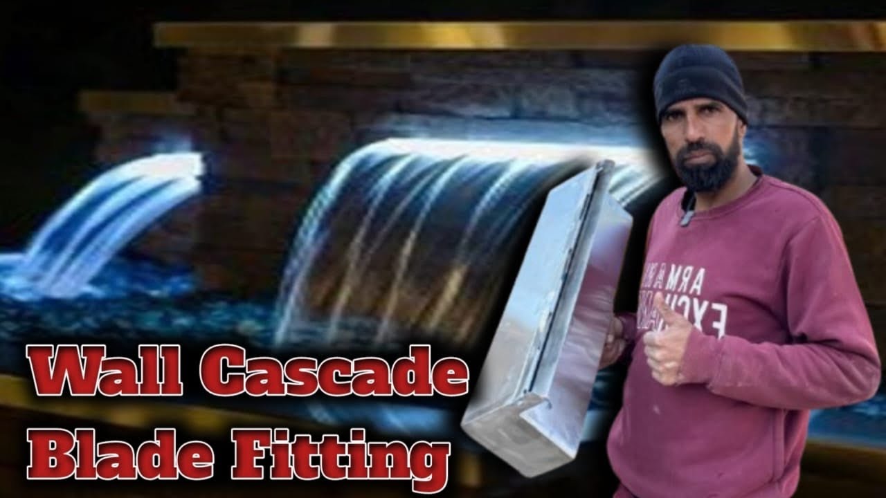 Wall cascade ki fitting kaise Karna hai // how to make wall cascade ...