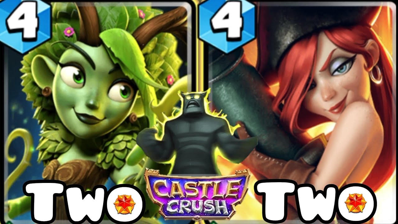 Two Pirate + Two Dryad! Castle Crush - YouTube