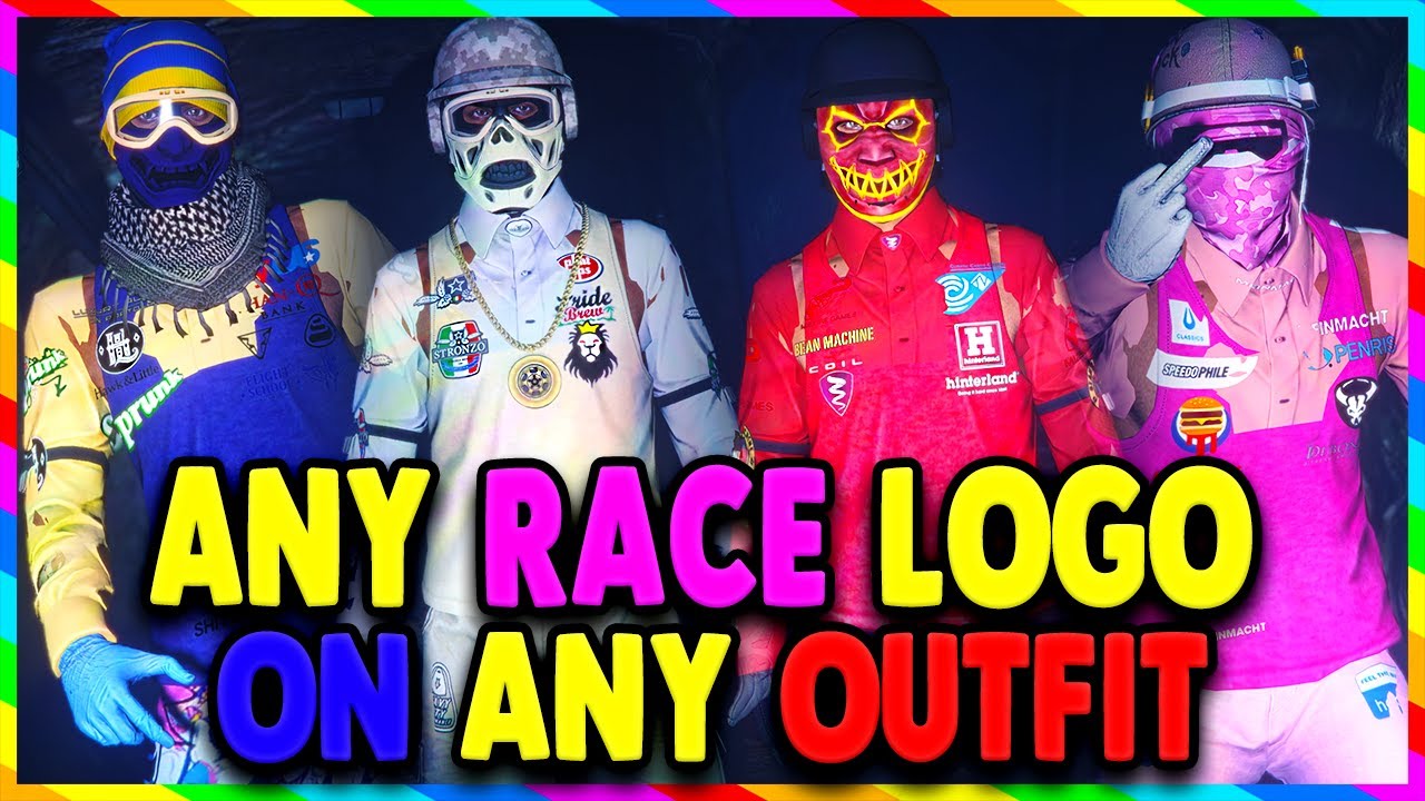 HOW TO GET ANY RACE LOGO ON ANY OUTFIT! |🏁💙GET MULTIPLE MODDED MALE ...