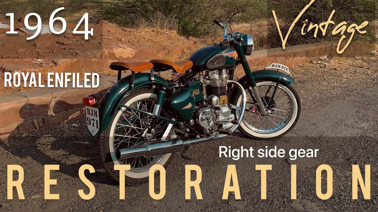 Old model bullet restoration royal enfield 1964 - YouTube