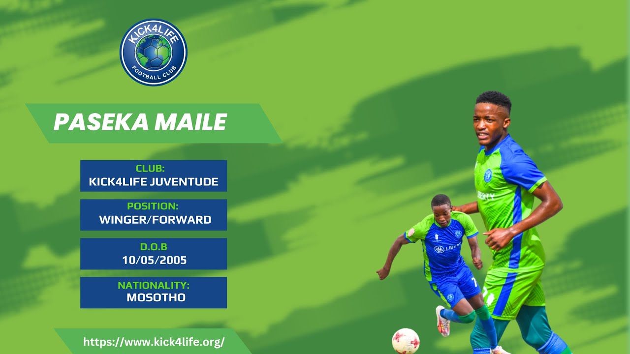 Paseka Maile's best moments at Kick4Life - YouTube