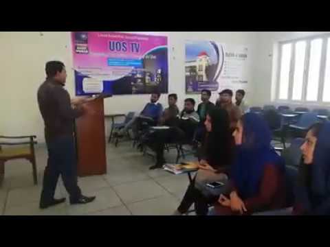 Students of UOS from various sub campuses have joined their respective ...
