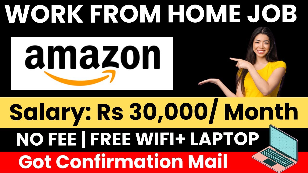 Amazon Recruitment 2024 | Work from Home Jobs | Amazon Work from Home ...