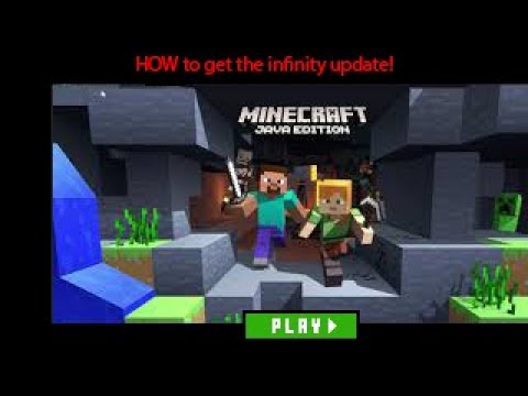How to get the INFINITY update from the launcher | Minecraft | NO ...