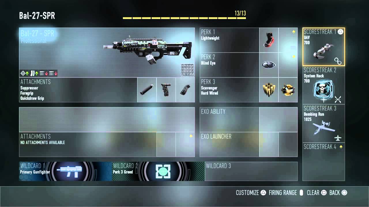 Advanced Warfare Bal-27 Setup Class - YouTube