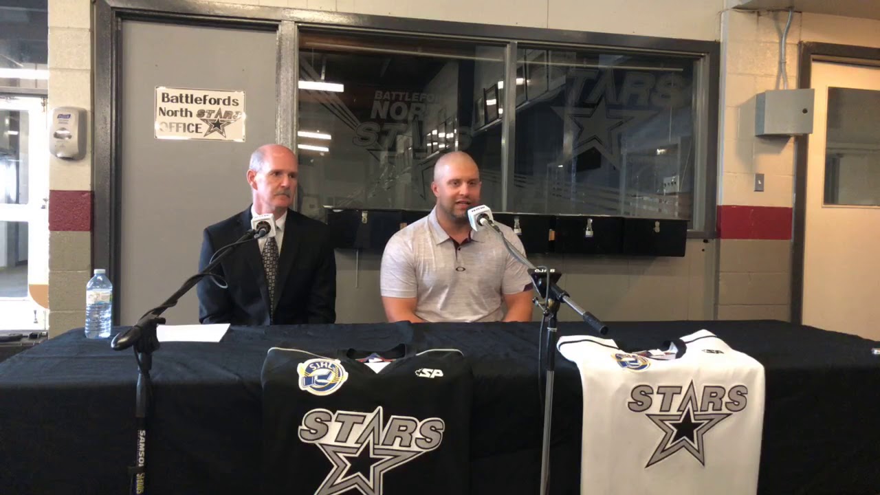 North Stars announce new head coach and GM - YouTube