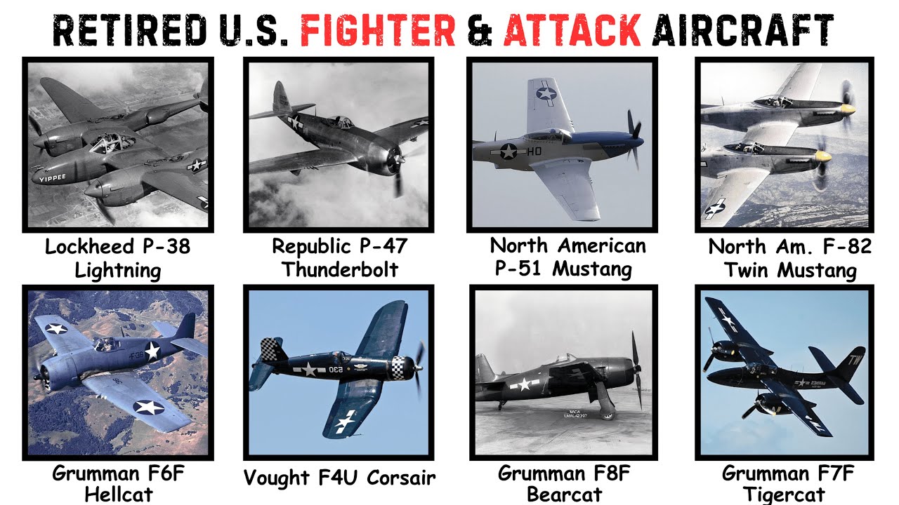 Every Retired U S Fighter & Attack Aircraft Explained - Part 1 - YouTube