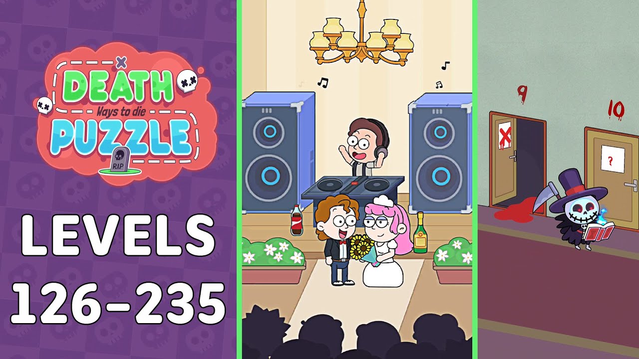 💀 Death Puzzle Walkthrough | Levels 126 - 235 Full Solutions 🧠 - YouTube
