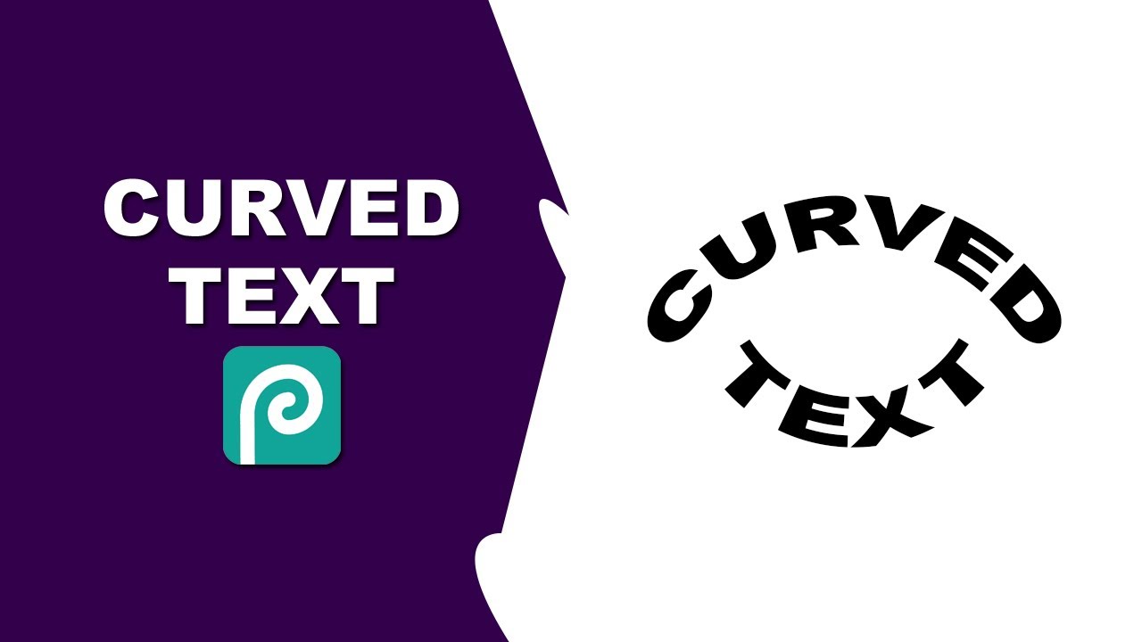 how to make curved text in photopea - YouTube