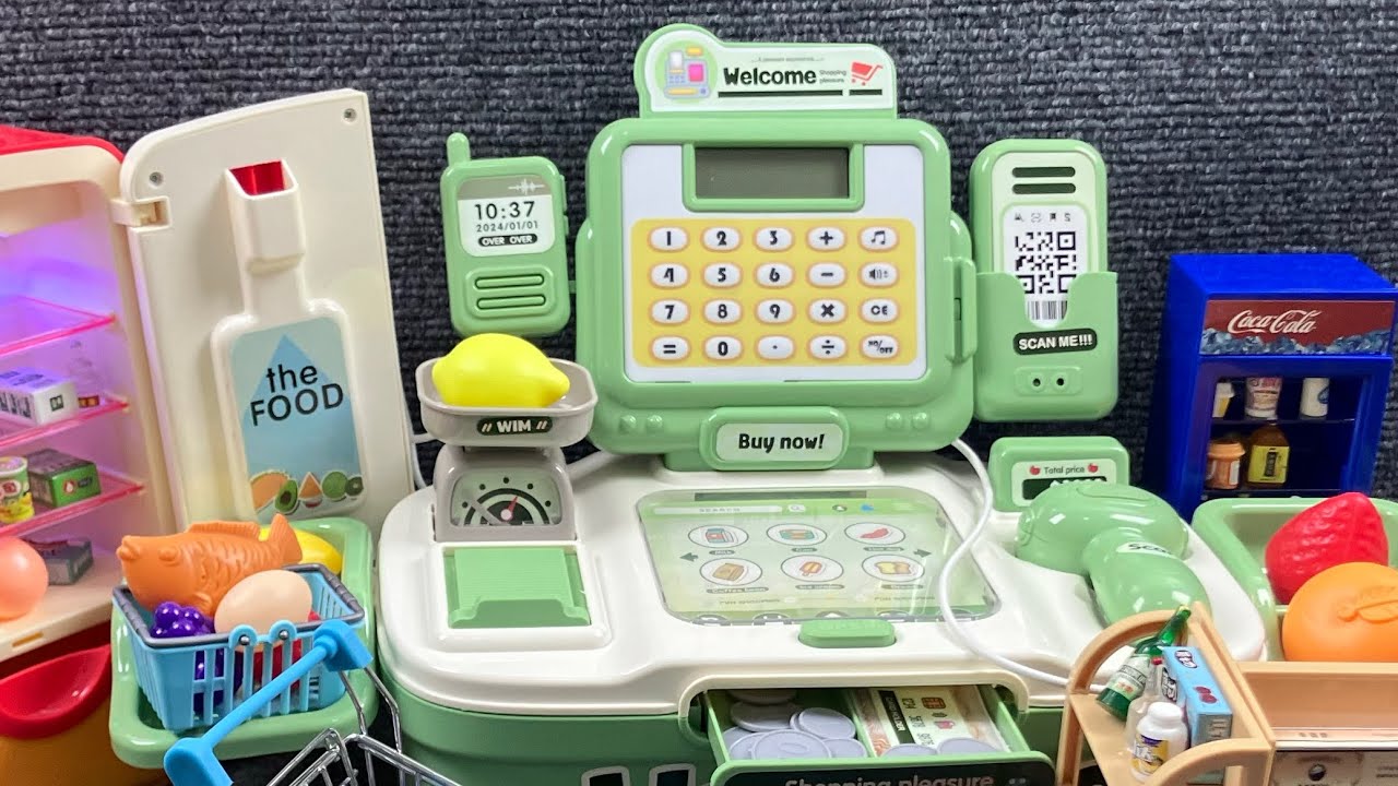 14 Minutes Satisfying with Unboxing Mini Supermarket shopping toys ASMR ...