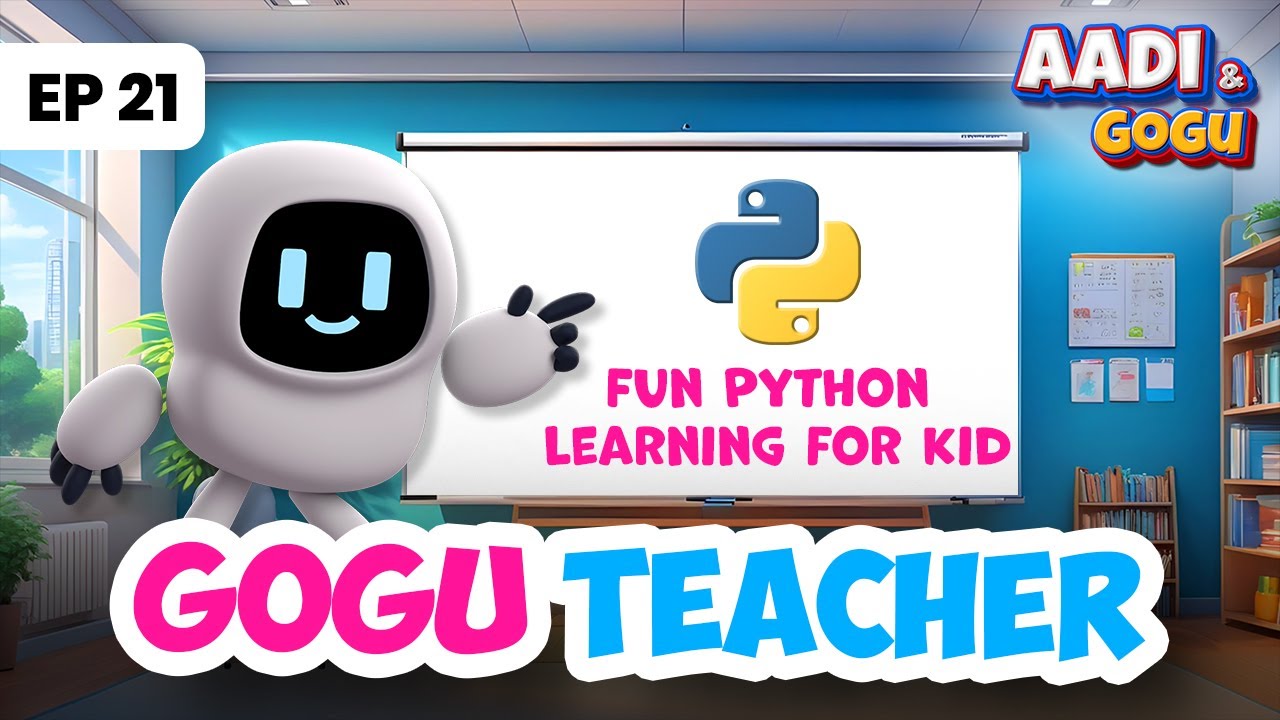 Aadi and Gogu | Ep 21 | Gogu Teacher | Coding for Kids - YouTube