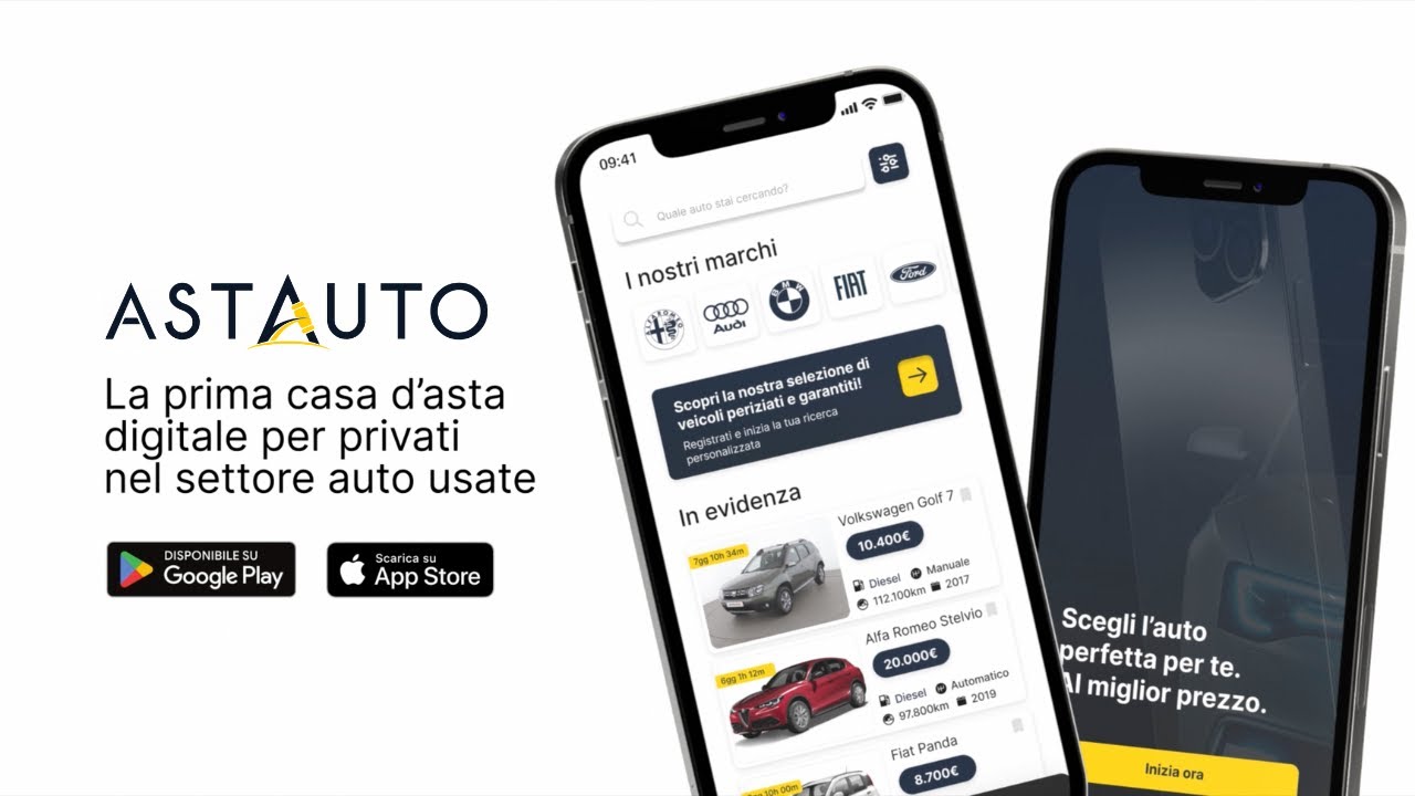 La Prima Casa d'Asta Digitale per Privati nel Settore Auto Usate - YouTube