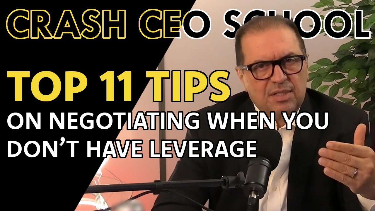 Top 11 Tips On Negotiating When You Don't Have Leverage (2023) - YouTube