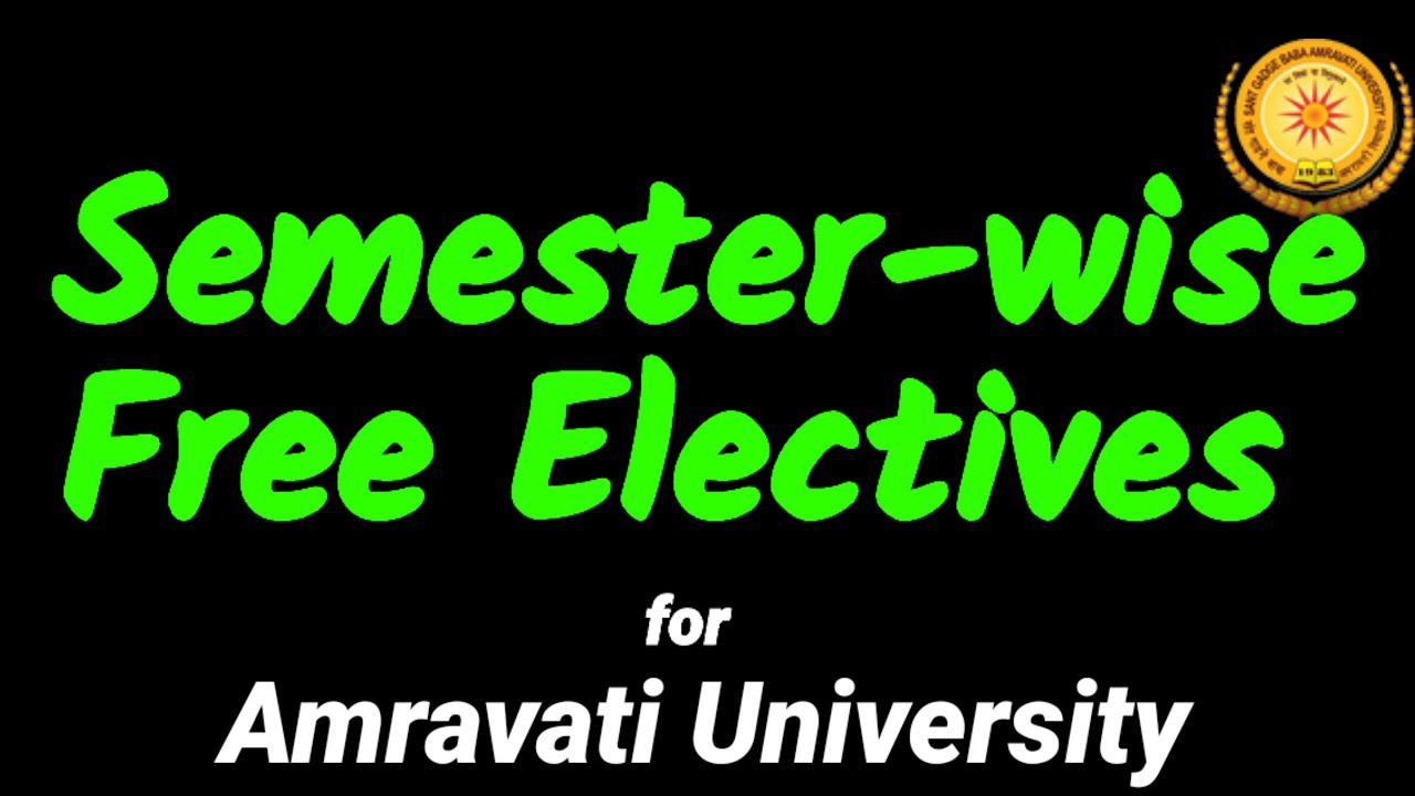 SGBAU Mechanical Engineering Electives Guide: 5th, 6th, 7th, 8th ...