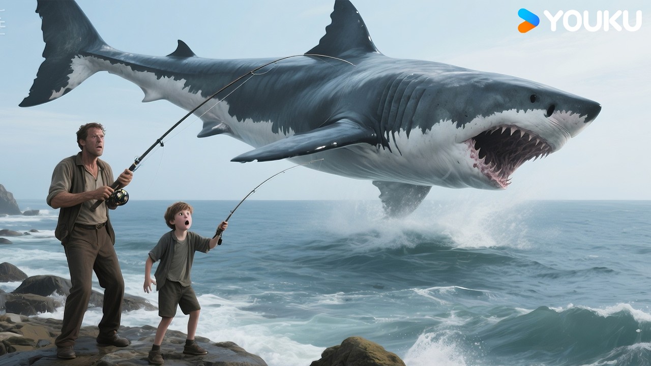 👧🦈🎢Girl SWING-SWING - SHARK HIT and FLY! Oh-ho! | Land Shark | YOUKU ...