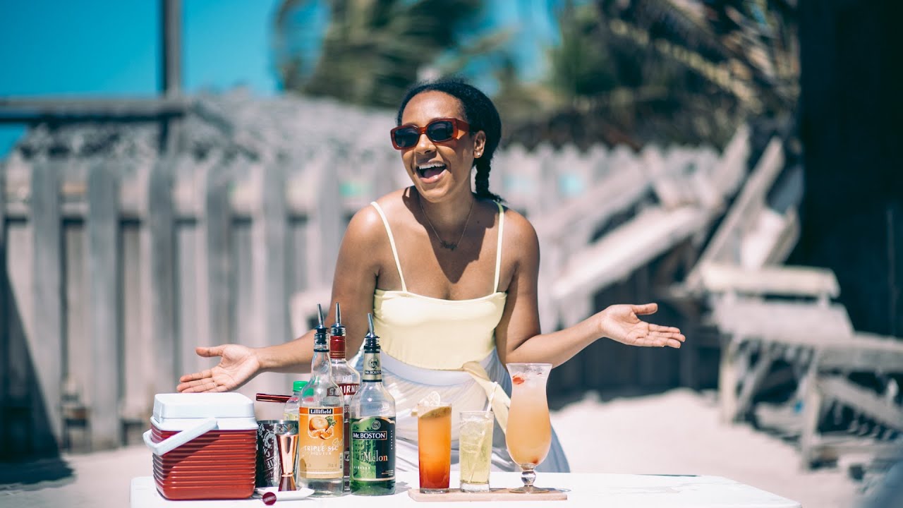 3 Fun Beach Cocktails - YouTube