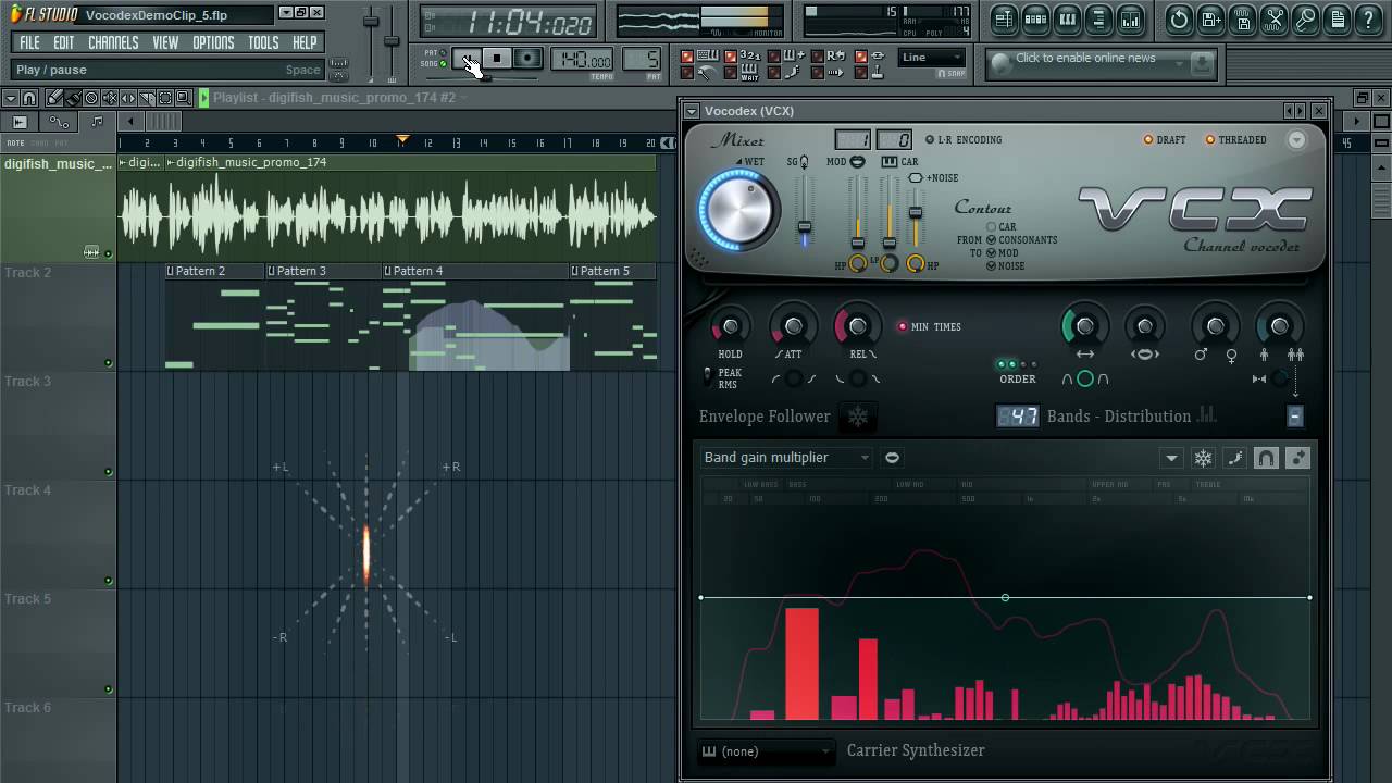 Vocodex demo project - YouTube