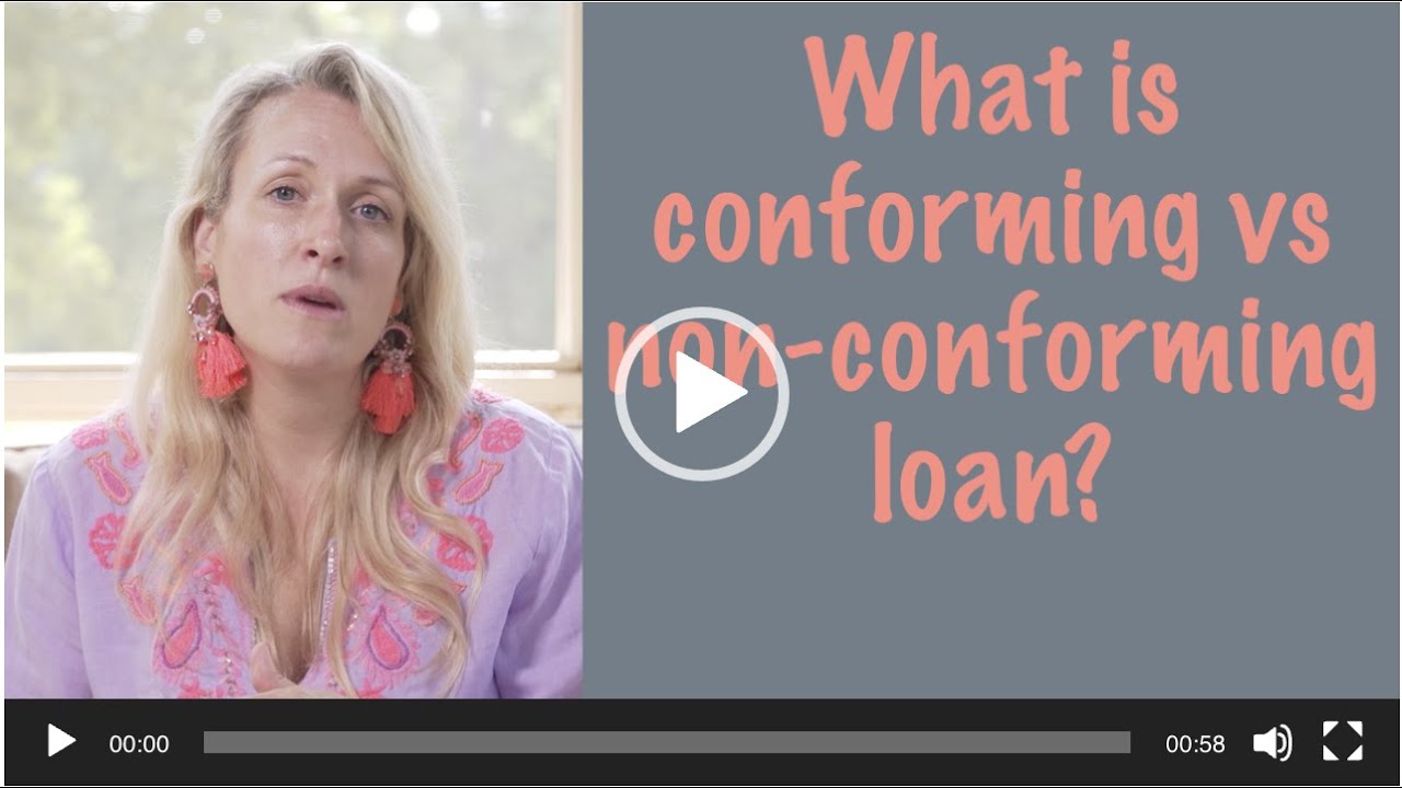 What is a conforming vs non conforming loan? - YouTube