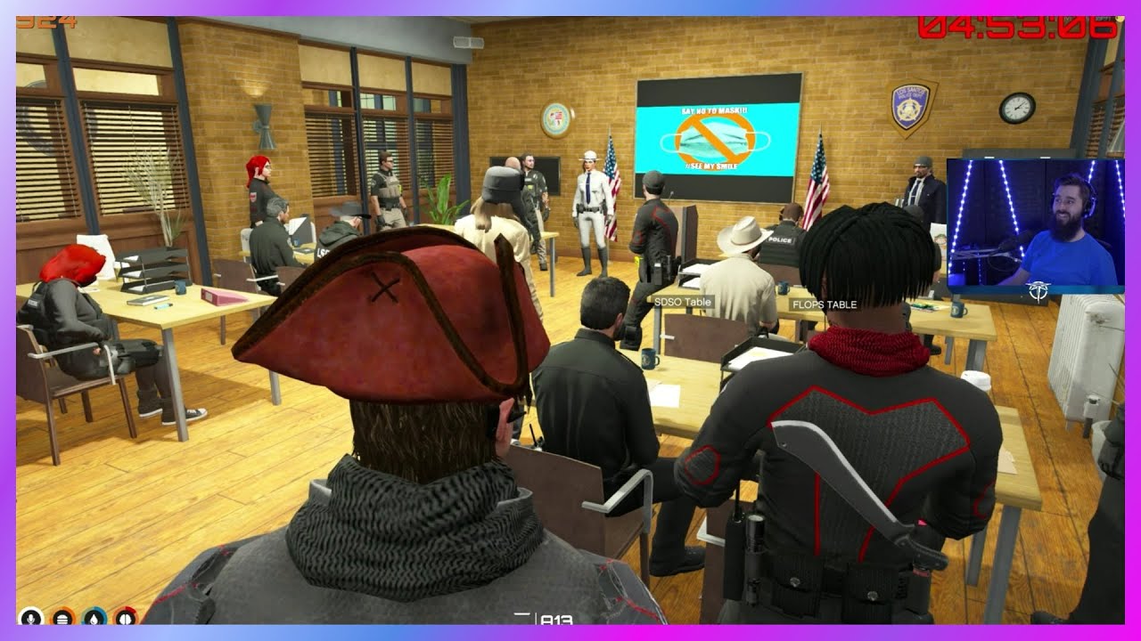 Davenport On Cops Wearing Masks | NoPixel GTA RP - YouTube