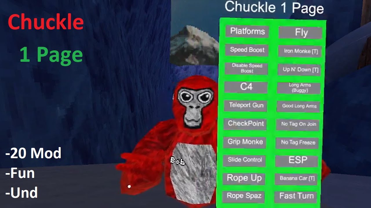Chuckle 1 Page Menu Showcase - YouTube