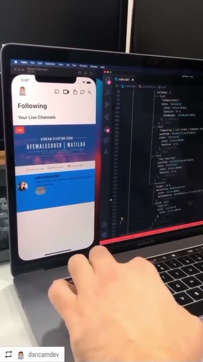 Twitch app UI built in Flutter #fluttercommunity #flutterui #androidappdevelopment #androidapp ...