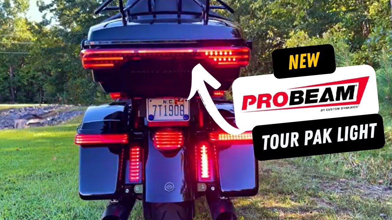 Custom Dynamics® NEW ProBEAM® LED Tour Pak Light for 14-current Harley ...
