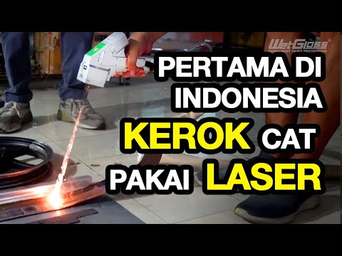 KEROK LASER PERTAMA DI INDONESIA - TEKNOLOGI LASER BLASTING - YouTube