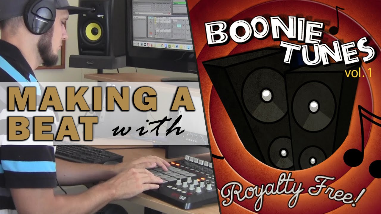 Making a Hip Hop Beat Sampling Boonie Tunes Vol. 1 - "Boss Moves" (prod ...
